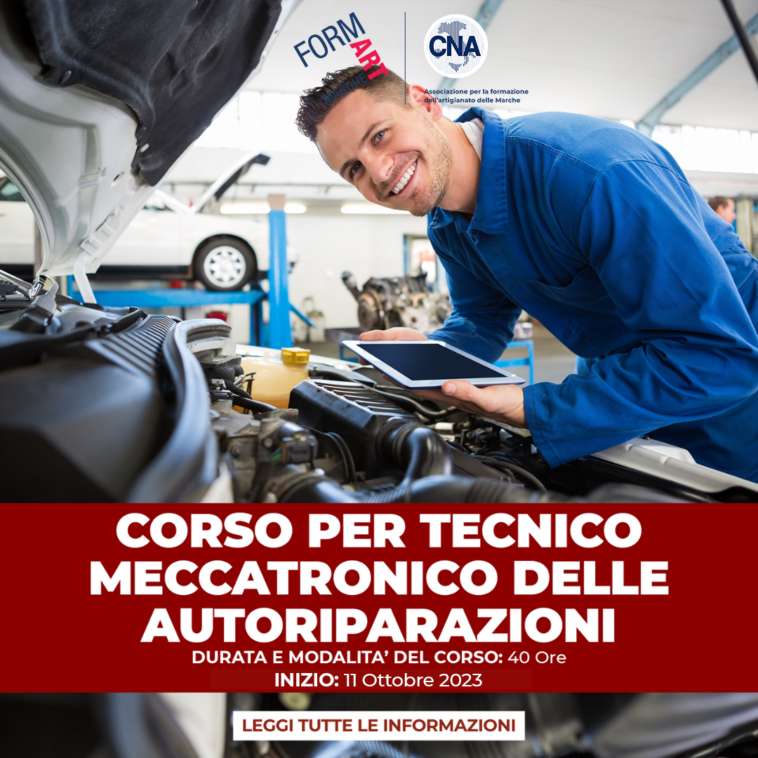 Corso per Tecnico Meccatronico delle Autoriparazioni - 2023 - formart